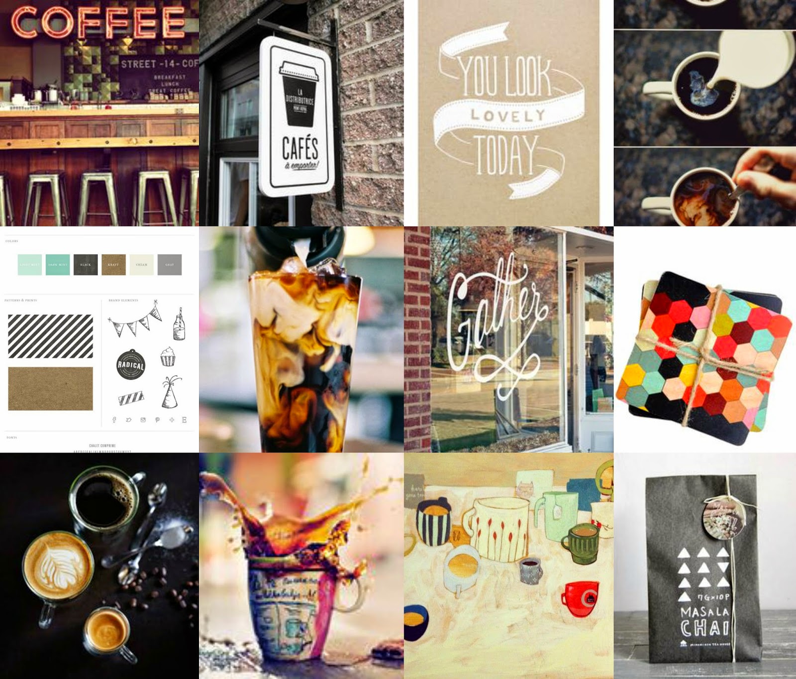 Specs and Wings: Gallery Inspiration: COFFEE