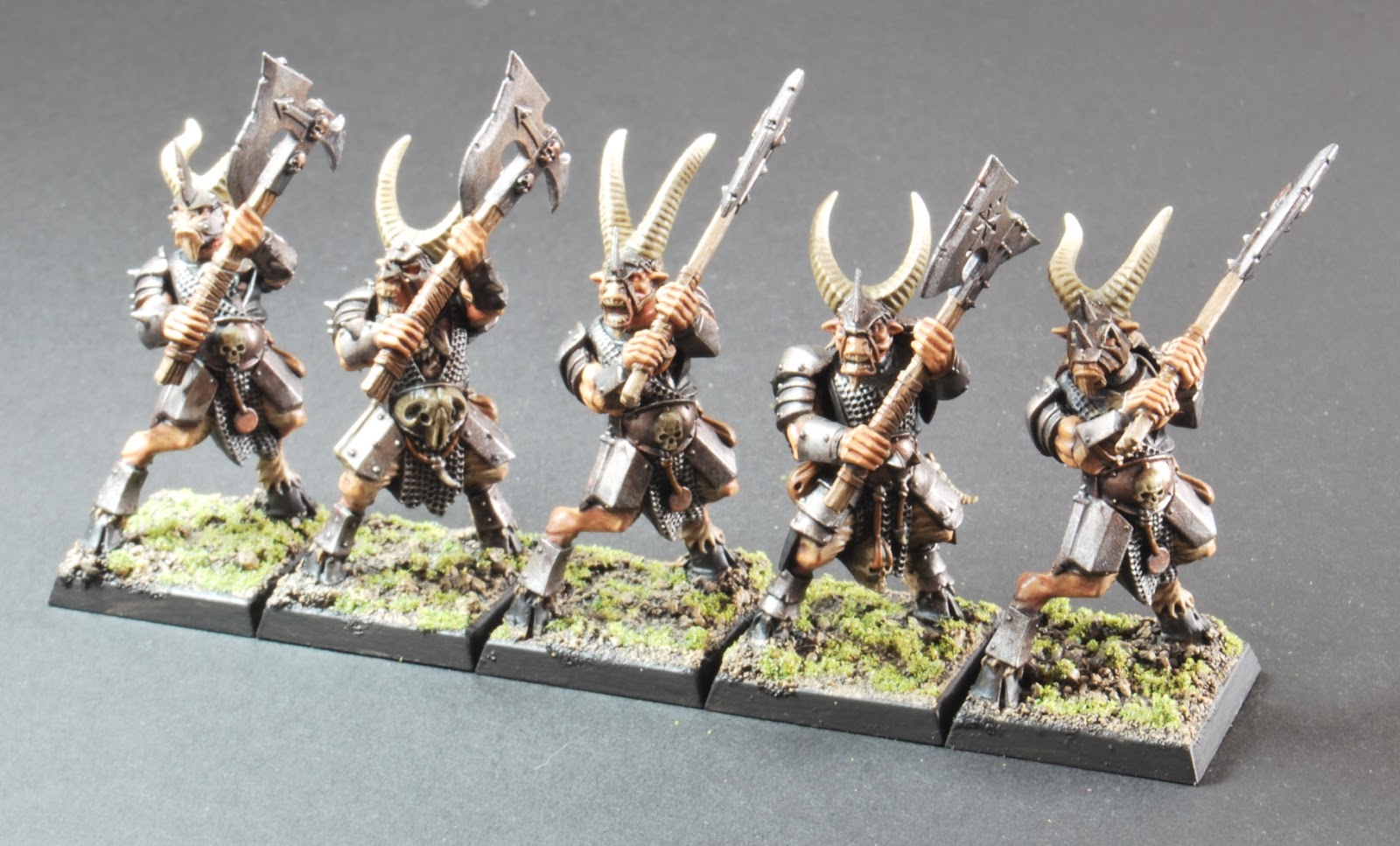 MiniKingdom: BEASTMEN - Completed Bestigor