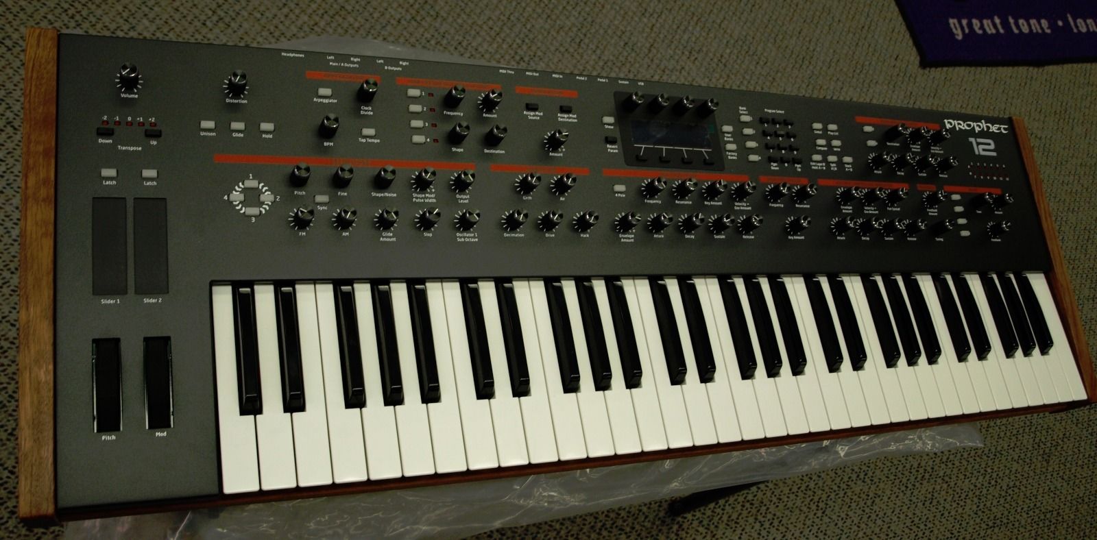 MATRIXSYNTH: DAVE SMITH PROPHET 12 SYNTHESIZER SN 00429 with Original Box