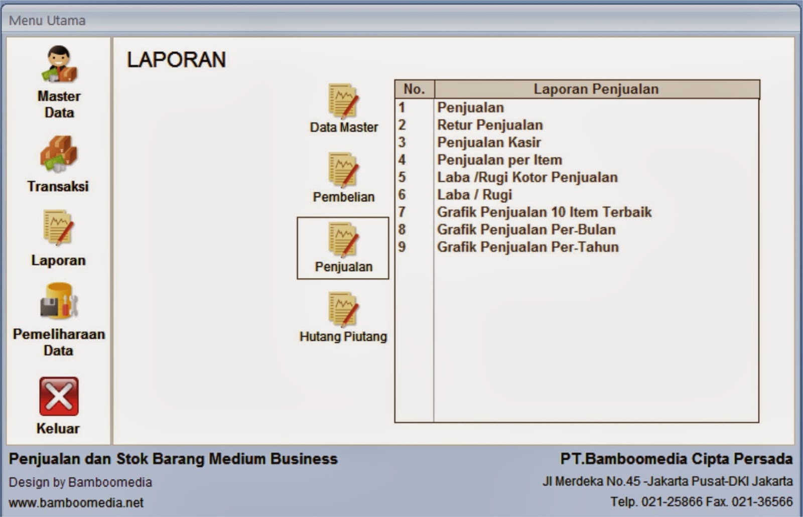 Program penjualan dan stok barang dengan vb - nethk