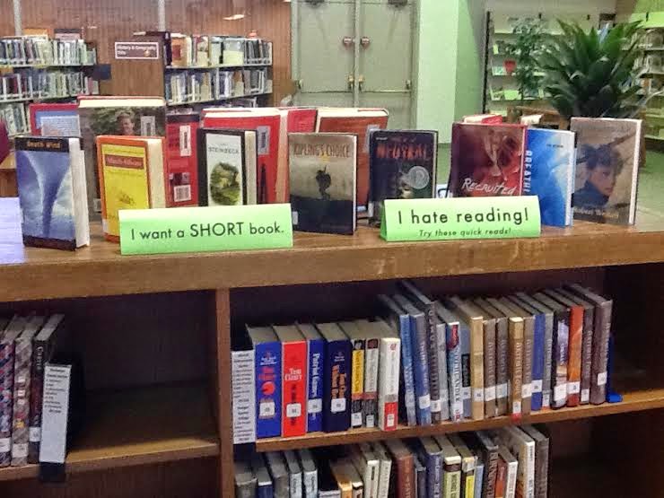Outrageously Wild (or Wonderful) Librarian: Simple Book Displays "Sell ...