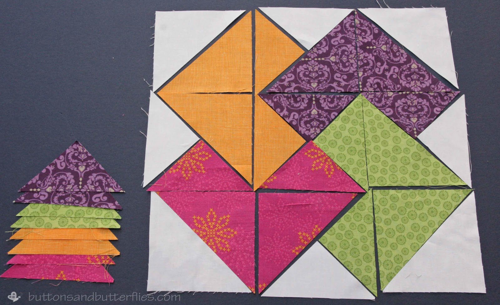 Easy Card Trick Quilt Block
