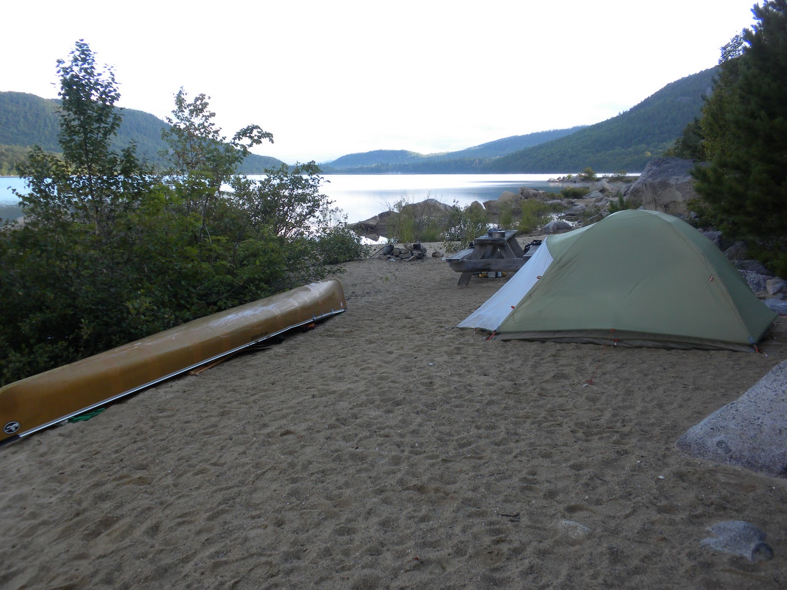 kdaanen-nfct: Day 39, Aug. 11: Grand Falls Hut to Spencer Lake/Sandbar ...