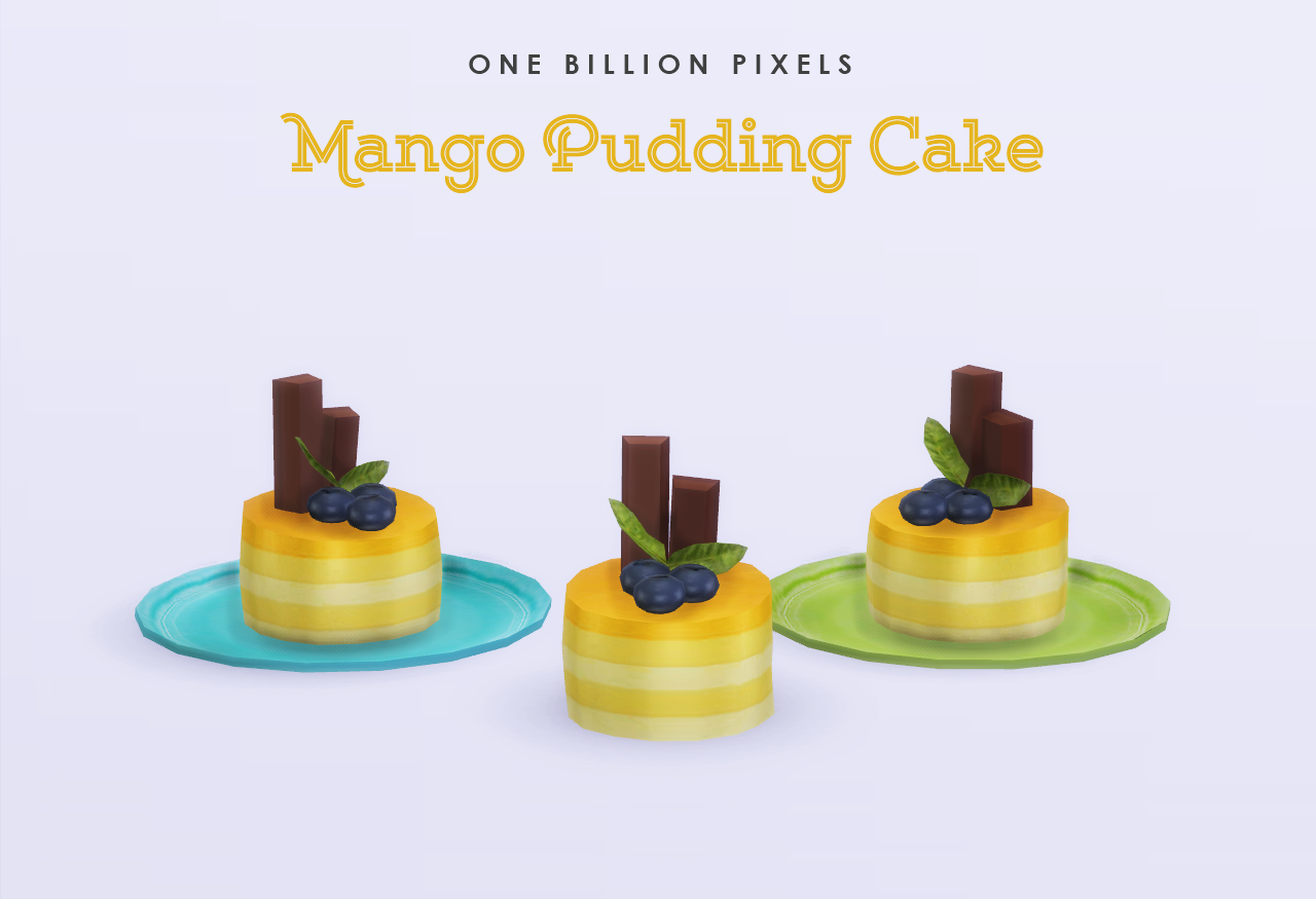 Decor Cakes & Plate With Slot - One Billion Pixels