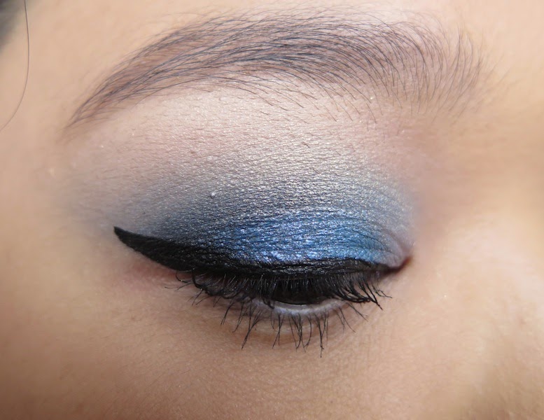 The Blackmentos Beauty Box: Cool blue eyes and peach lips! (home made ...