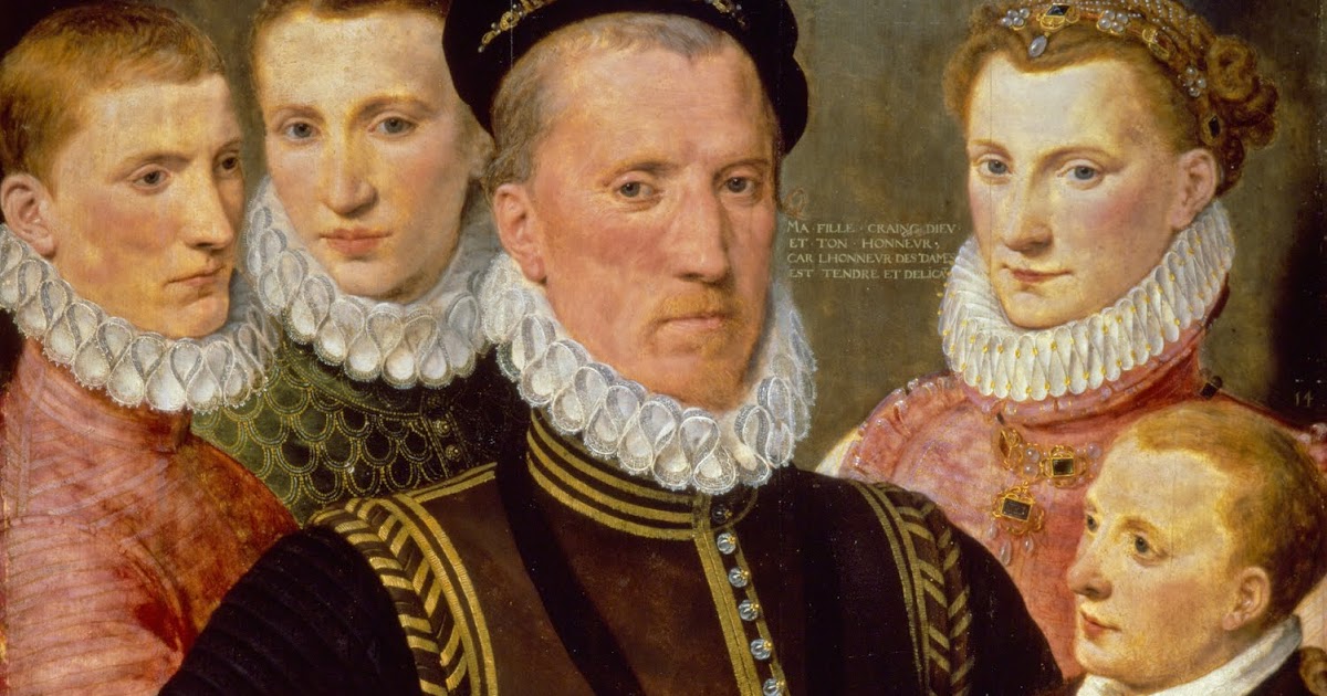 Frans Pourbus the Elder: Portrait of George, 7th Lord Seton and his ...