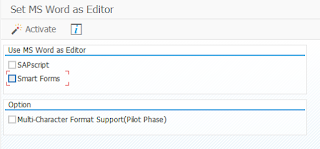 ABAPer Notes: Turn on default MS Word Editor in Smartforms SAP S/4HANA