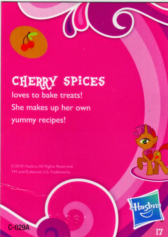 MLP Cherry Spices Blind Bag Cards | MLP Merch