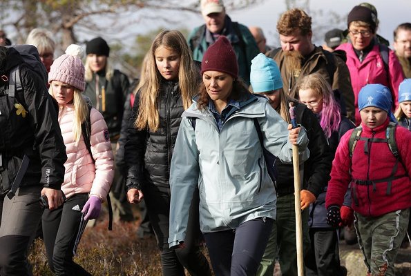Crown Princess Victoria's hiking in Ångermanland