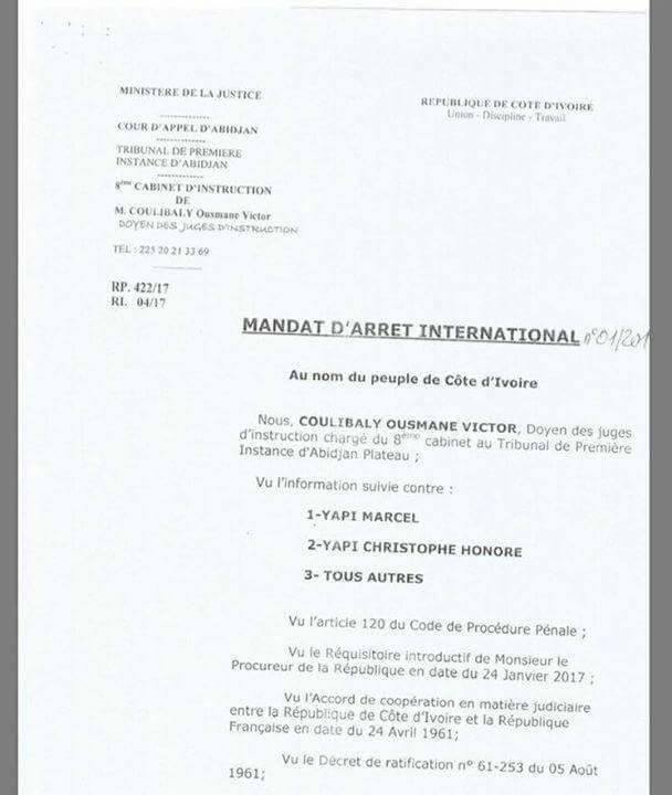 Grandes Oreilles: AgoBusiness : Mandat d'arret international lance ...