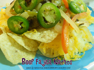Fantastical Sharing of Recipes: Beef Fajita Nachos