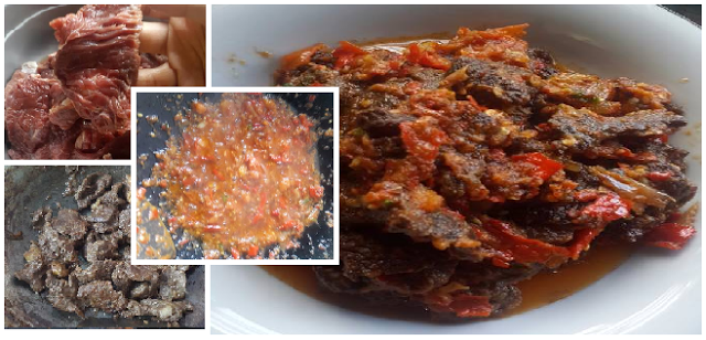 Inilah Rahasia Membuat Dengdeng Sapi Balado Empuk dan Pedas Meresap ...