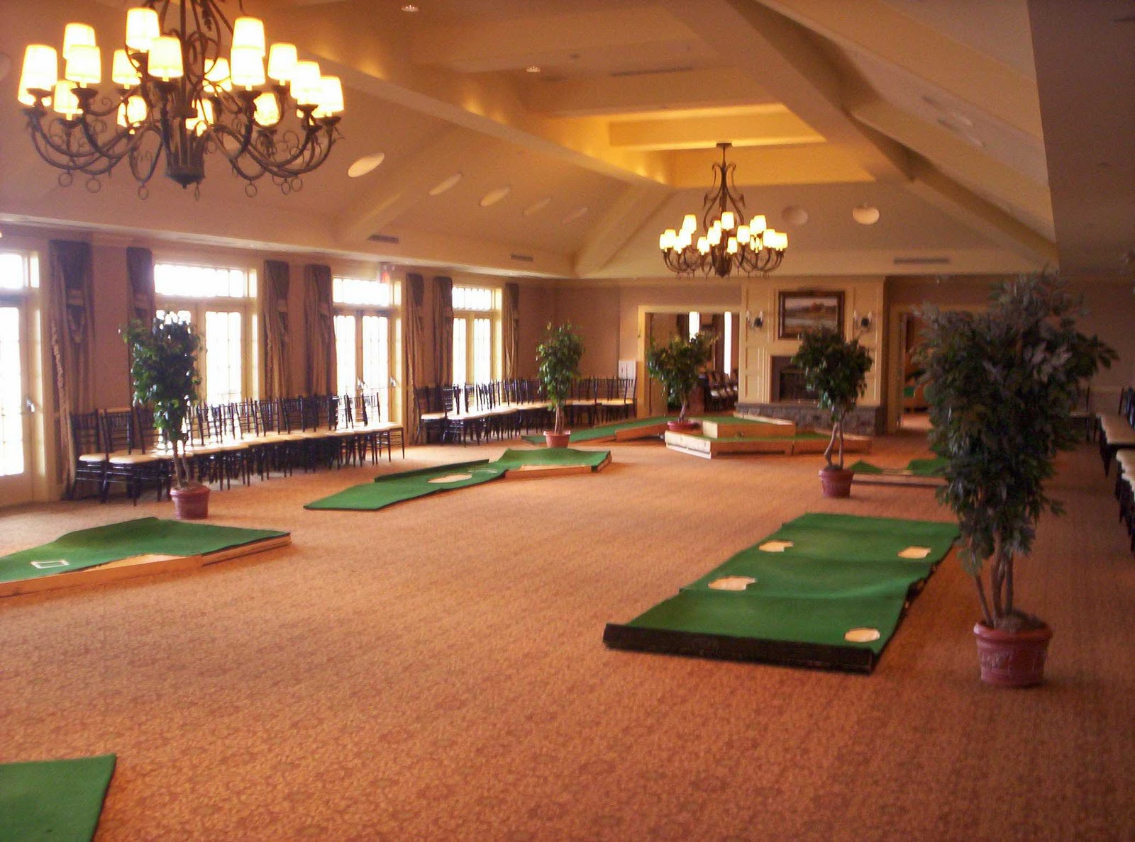 River Creek Club Golf Course Maintenance: Indoor putting course at ...