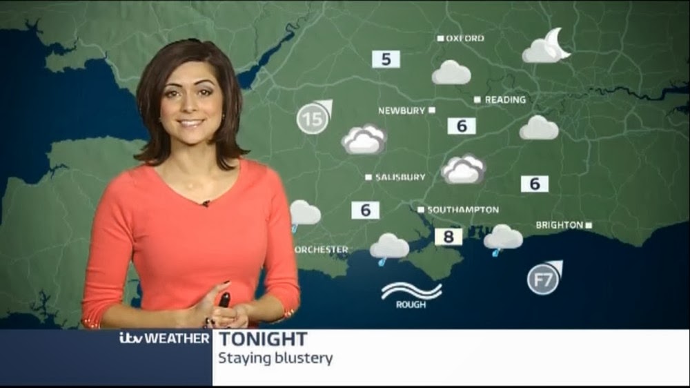 UK Regional News Caps: Lucy Verasamy - ITV Meridian Weather