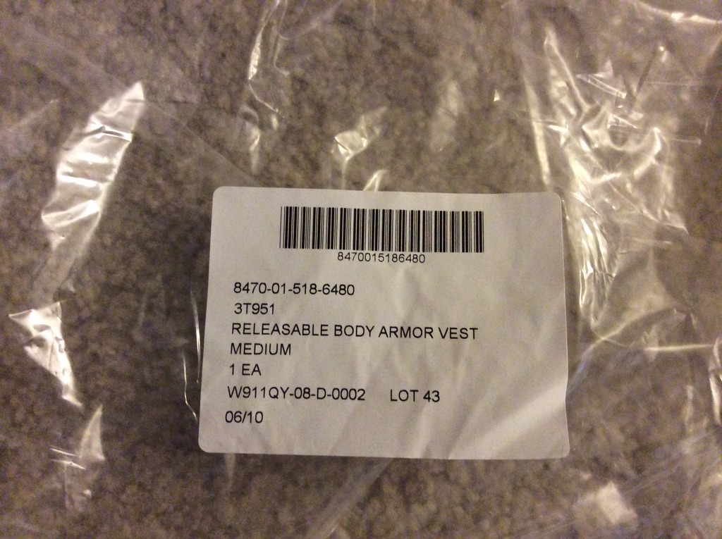 Webbingbabel: BAE Systems SDS RBAV Releasable Body Armor Vest Plate Carrier