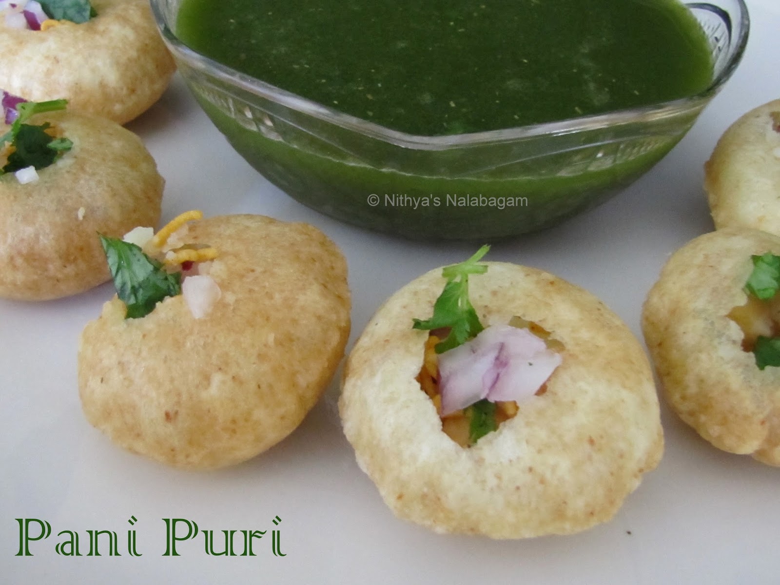 Pani Poori | Golgappa |Nithya's Nalabagam