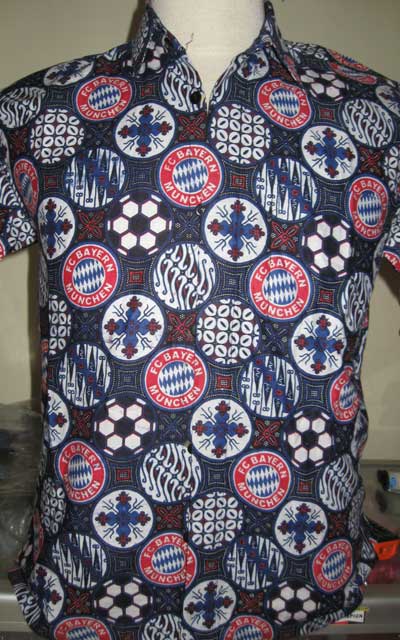 Baju Batik Club Bola Bayern Munchen | Toko Batik Online