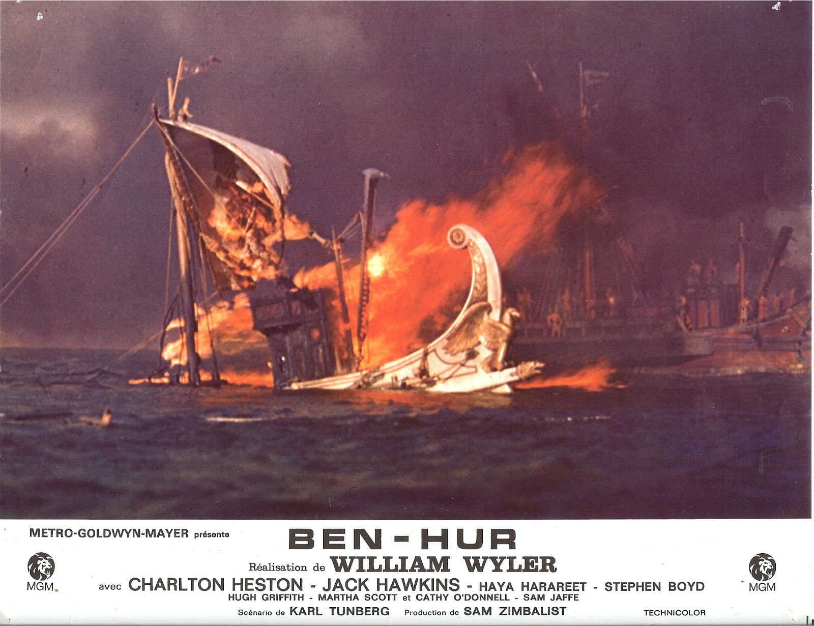 model ships in the cinema: Ben Hur 1959
