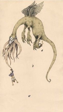 Harits Cryptozoology: Snallygaster - Monster Terbang dari Frederic County