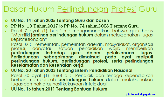 Bentuk Bentuk Perlindungan Terhadap Guru Dan Tenaga Kependidikan Info Asn And Pendidikan