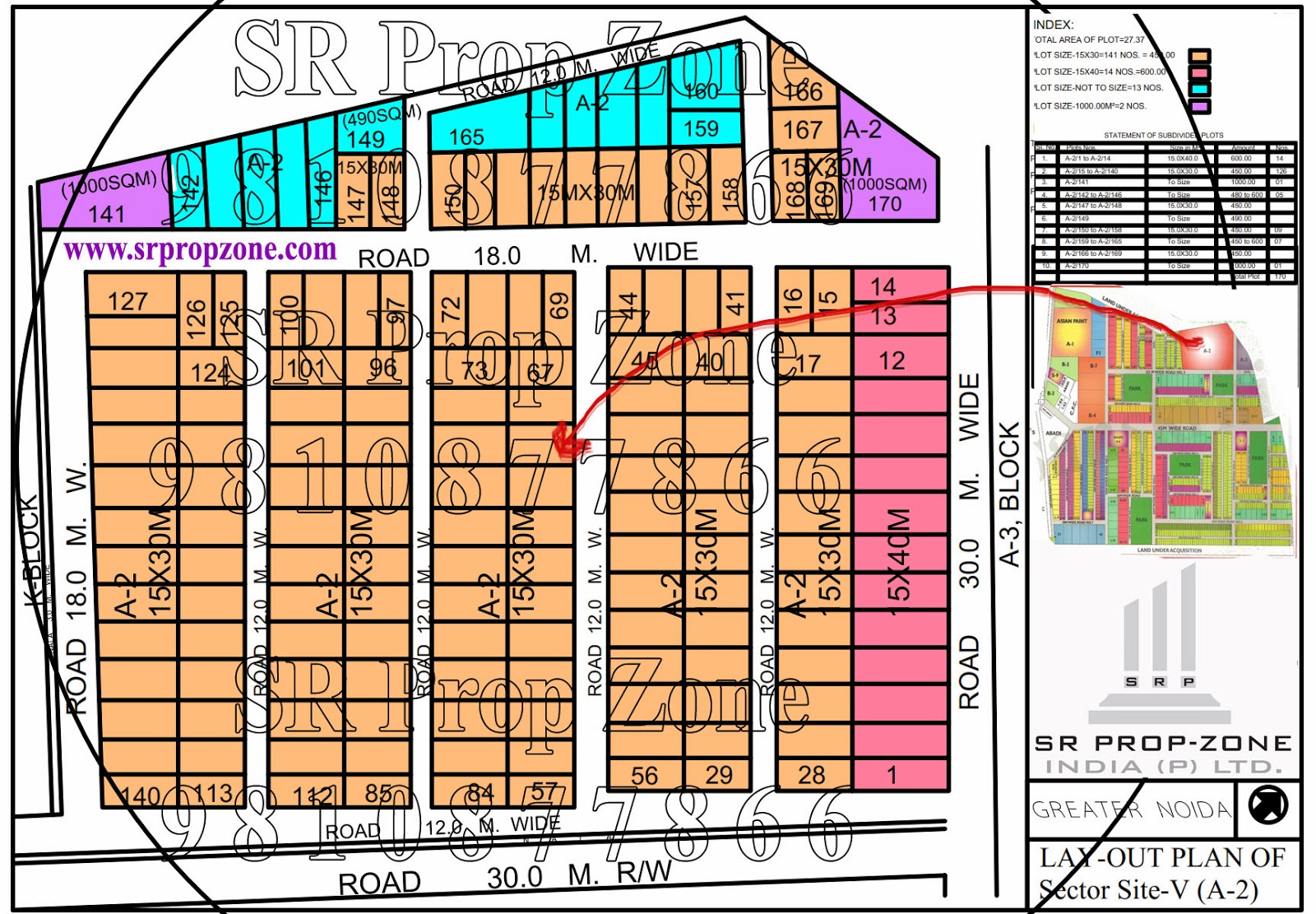 Surajpur Site-V (A-2) Layout Master Plan HD Map Greater Noida ...