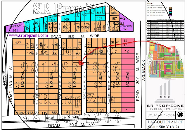 Surajpur Site-V (A-2) Layout Master Plan HD Map Greater Noida