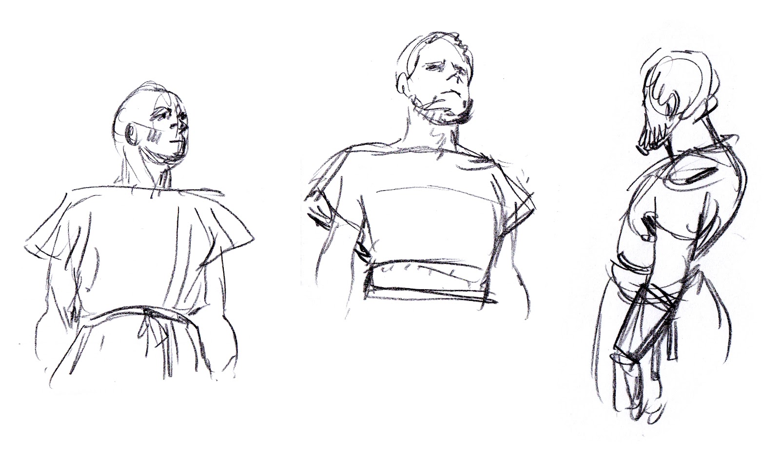 Lark Animation - Blog: "Gladiator Training" Sketches from Spartacus (1960)