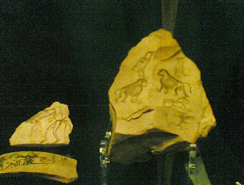Imagenes de Egipto: ostraca