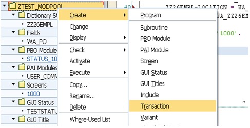 SAP Blogs: Step by Step Module pool program