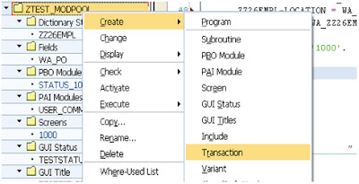 SAP Blogs: Step by Step Module pool program