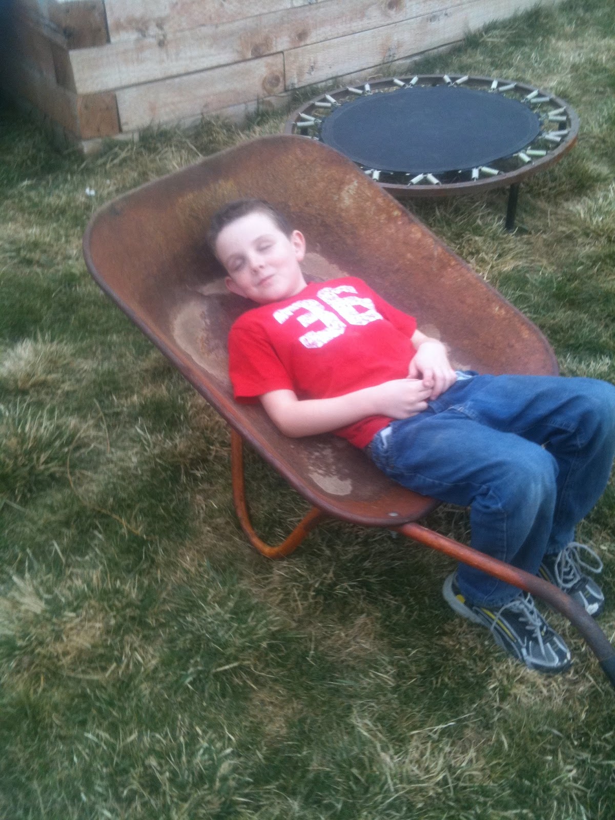Heather and Randy's Family Blog: Redneck Rocking Chair