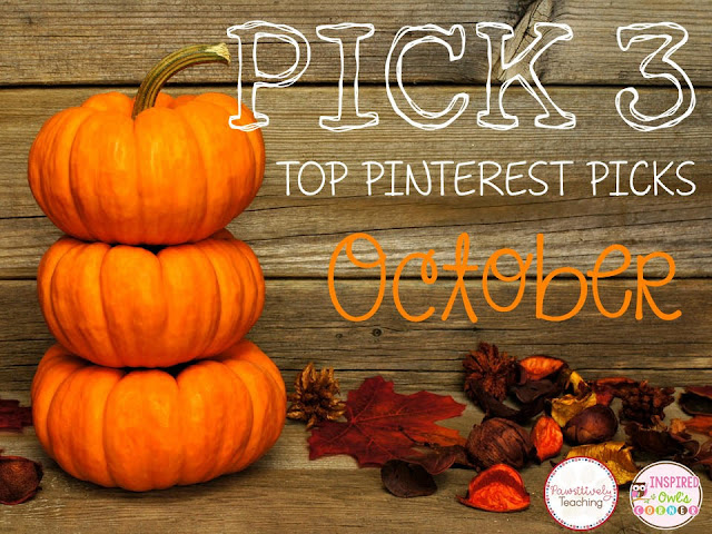 October Pick 3 Linky! - Literacy Without Worksheets