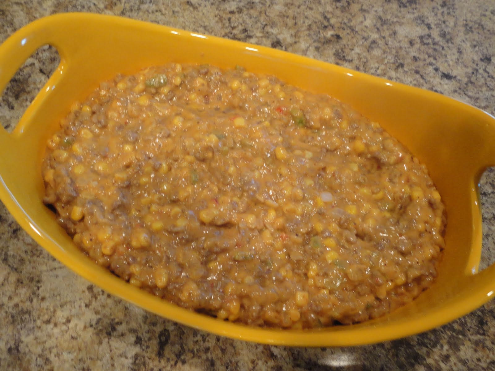 Keeping up with the Kitchen Mom: Texas Tater Casserole