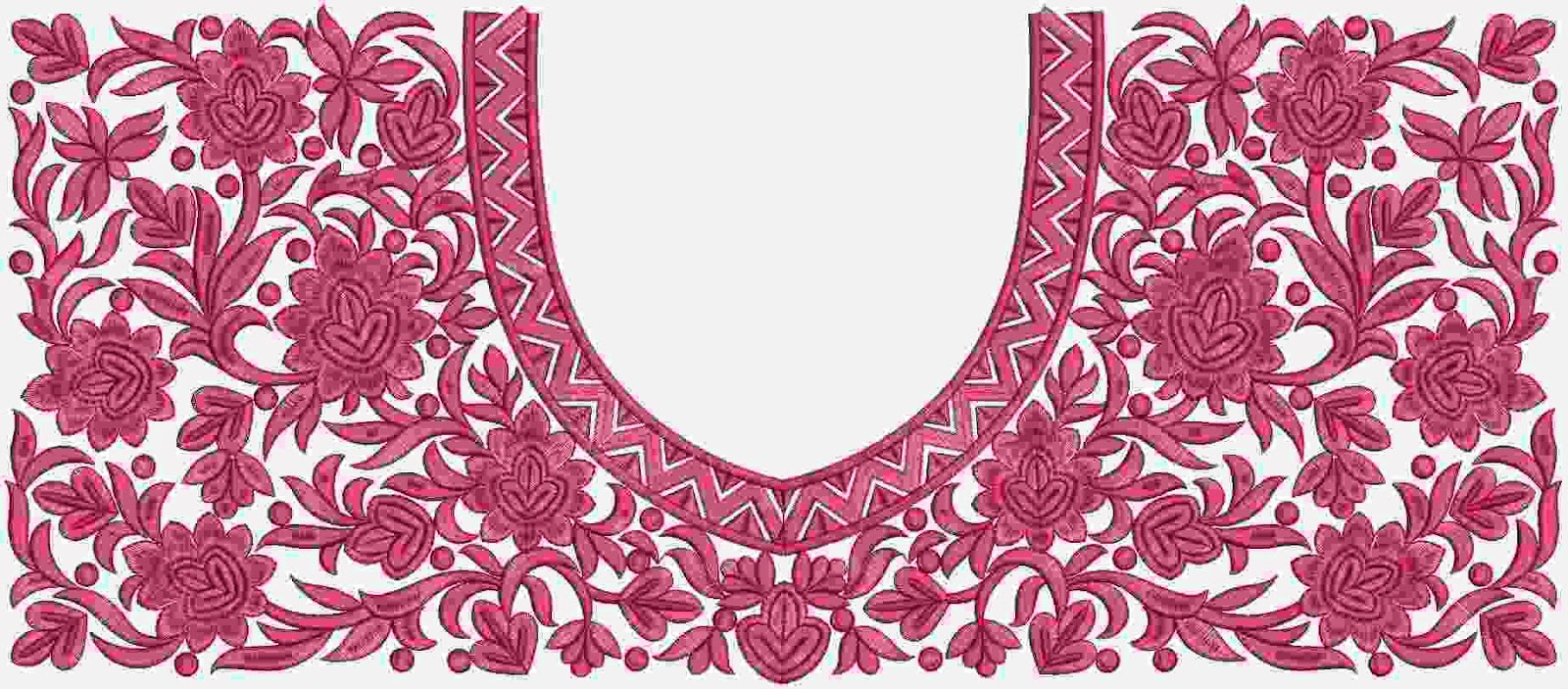 EmbDesignTube: Neckline Designs With Lace For Knee Length Dresses