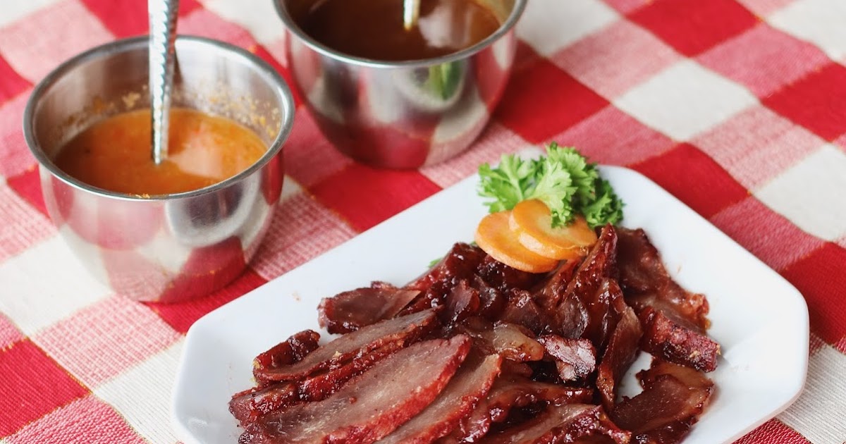 Babi Panggang Manis | Char Siu Pork | Babi Panggang Merah - Kuliner ...