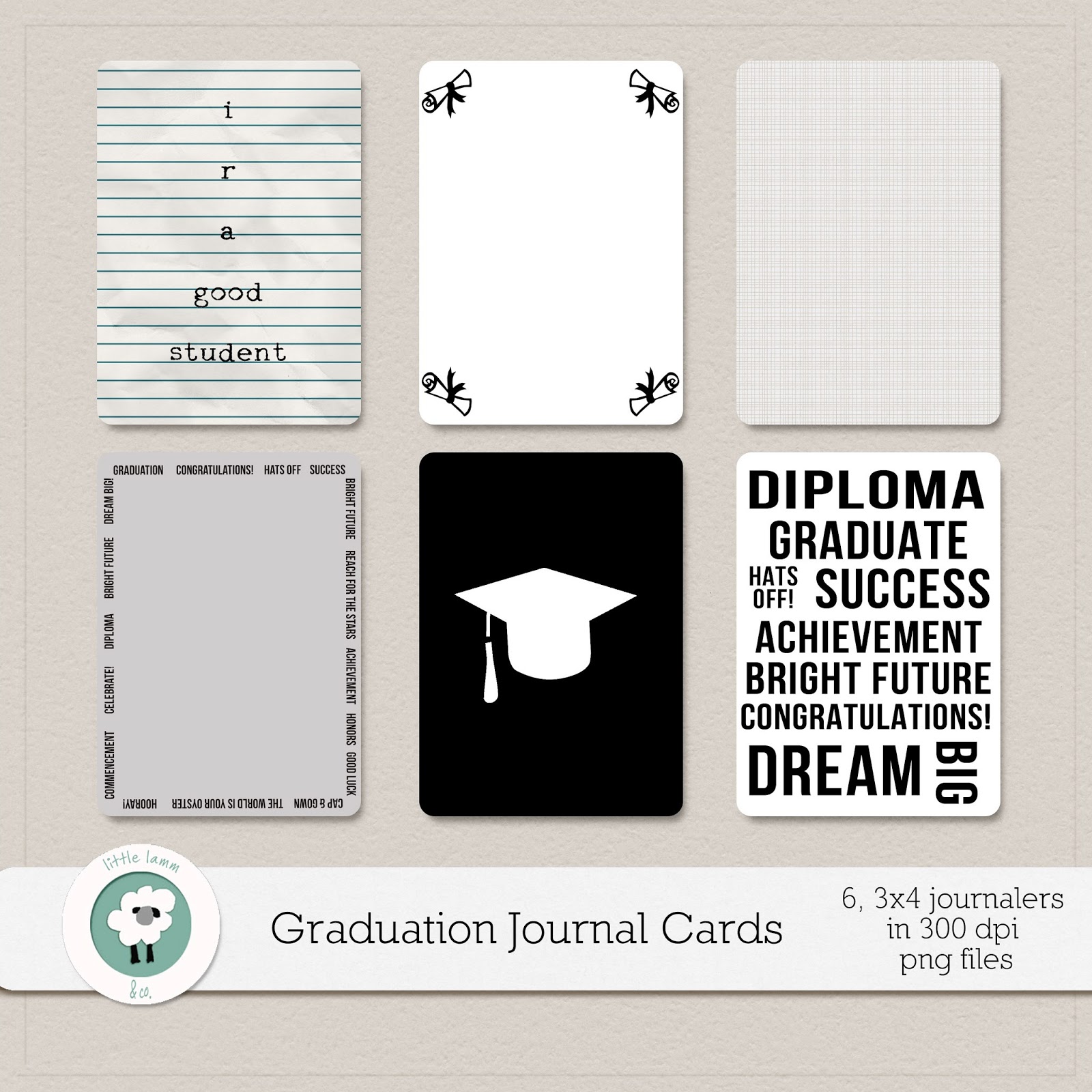 little lamm & co: Graduation Anyone? And a Freebie!