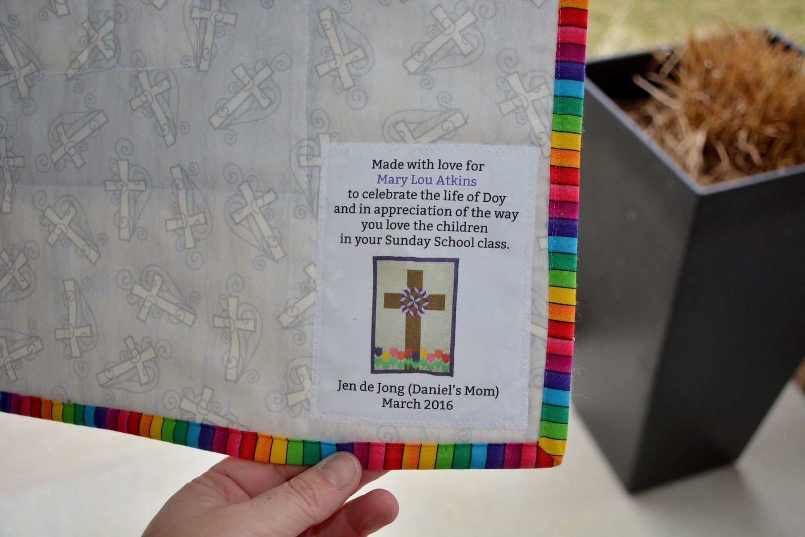 de Jong Dream House: Quilt #59: Easter Cross
