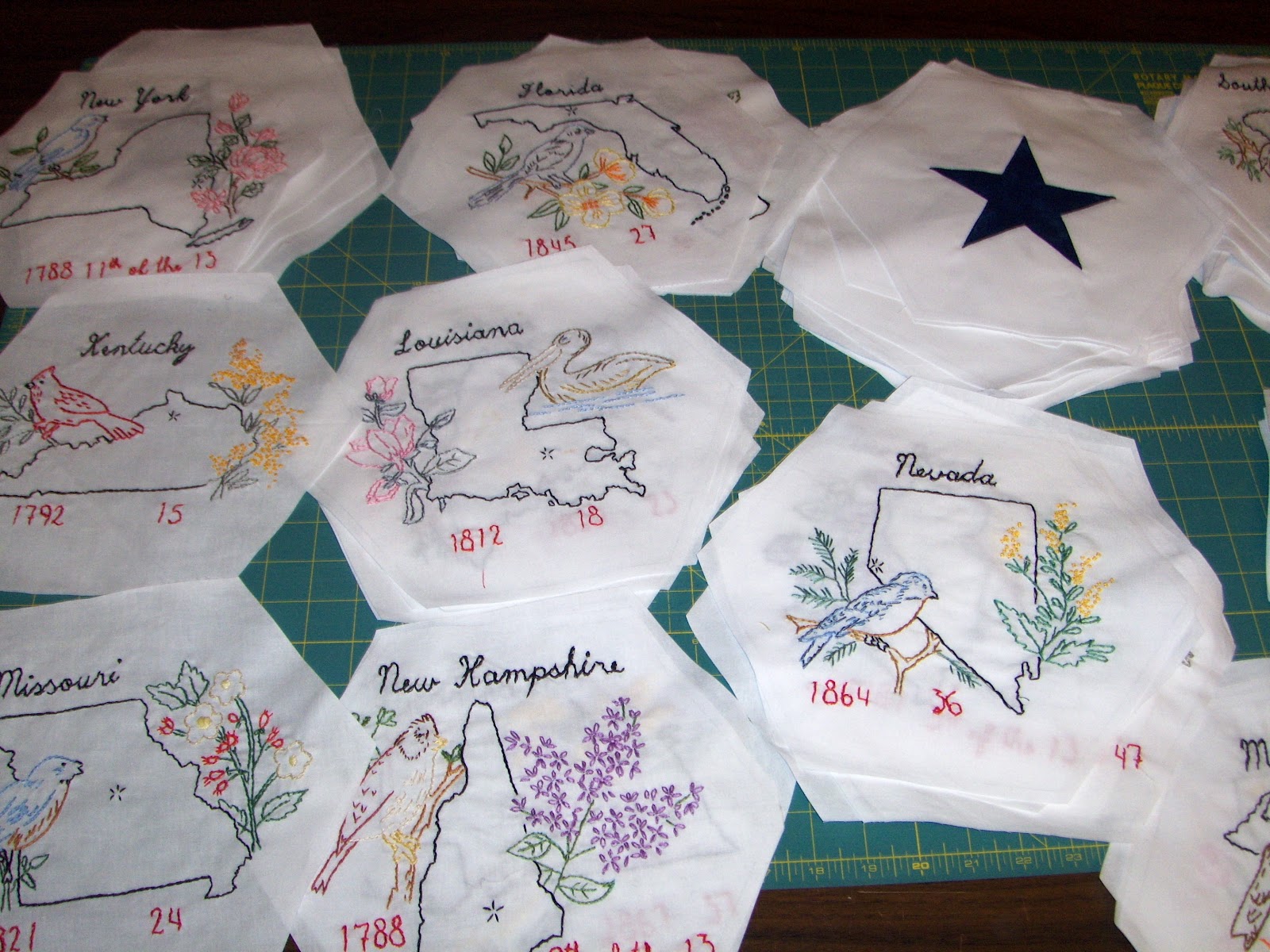 Under Quilted Covers: States Quilt