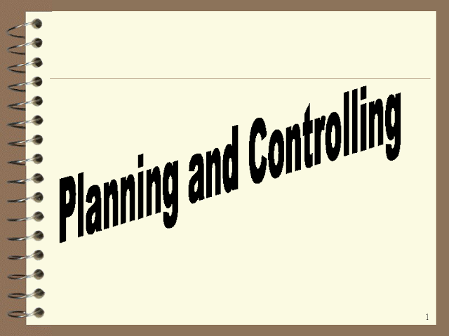 An introduction to Planning and Controlling