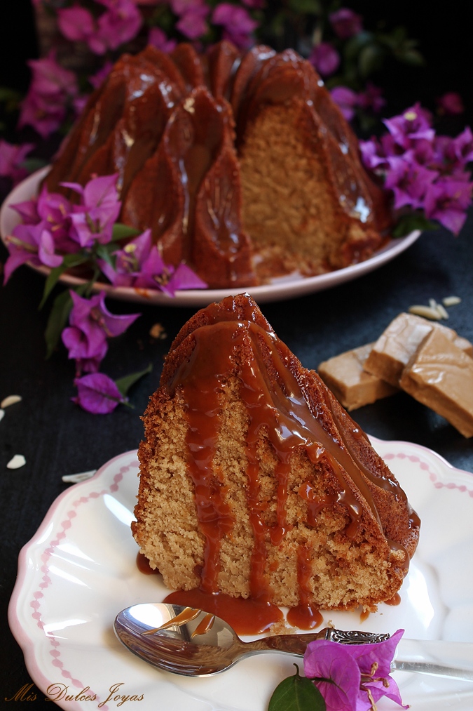 Bundt Cake de turrón de Jijona con glaseado de turrón al caramelo [Mis ...