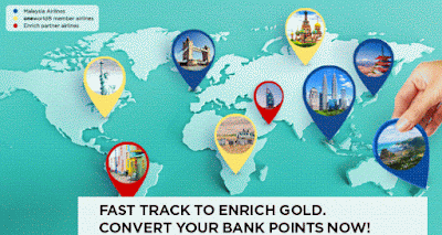 Malaysia Airlines Fast Track to Enrich Gold Promotion ~ wiki-traveller