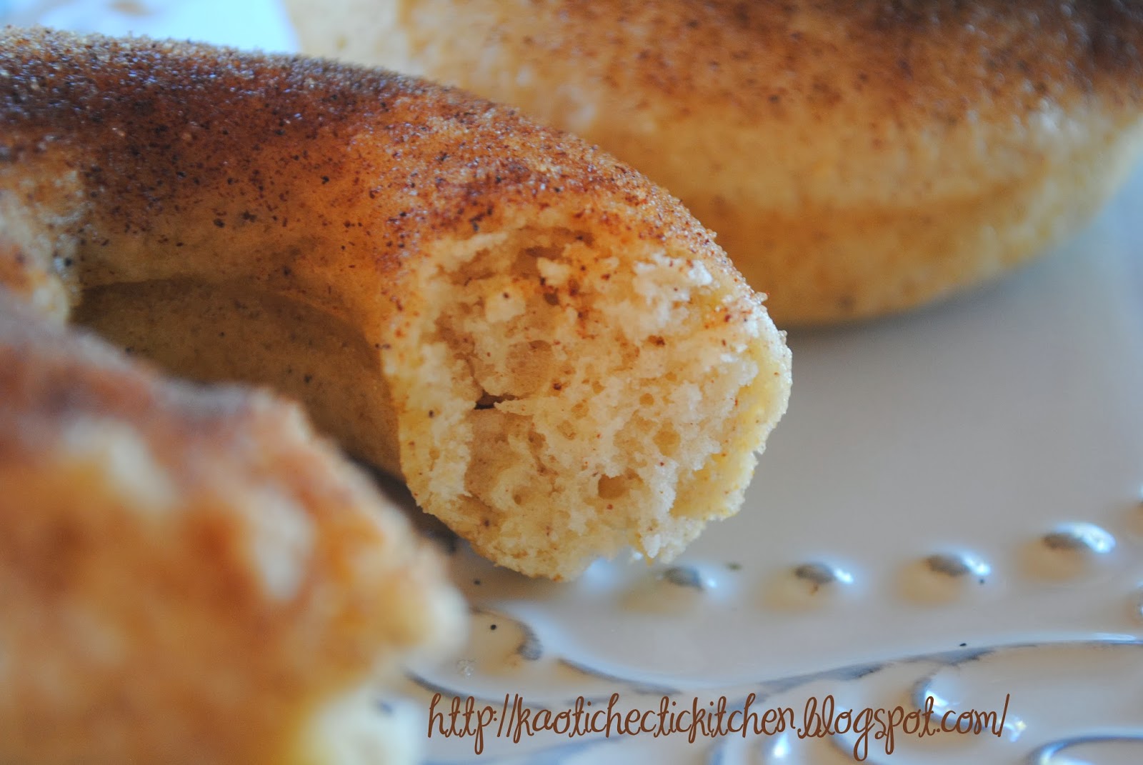 cinnamon "roll" donut