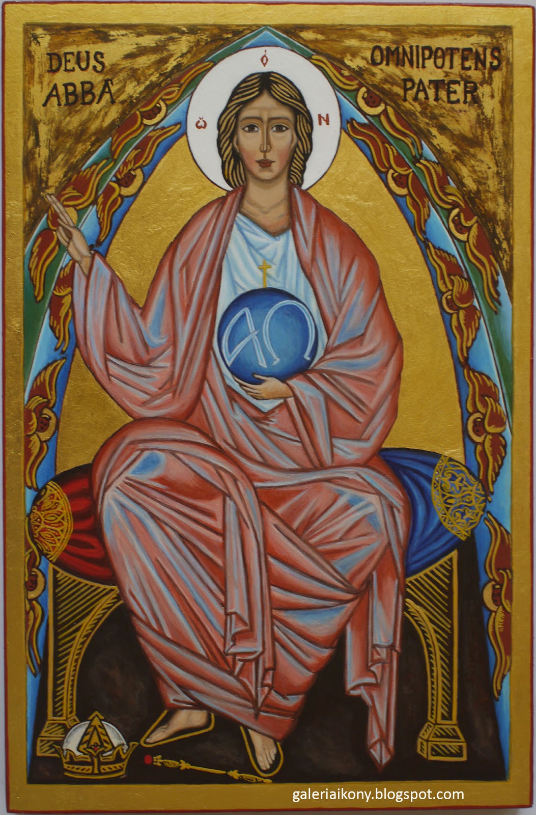 Ikona Boga Ojca wg objawienia s. Ravasio