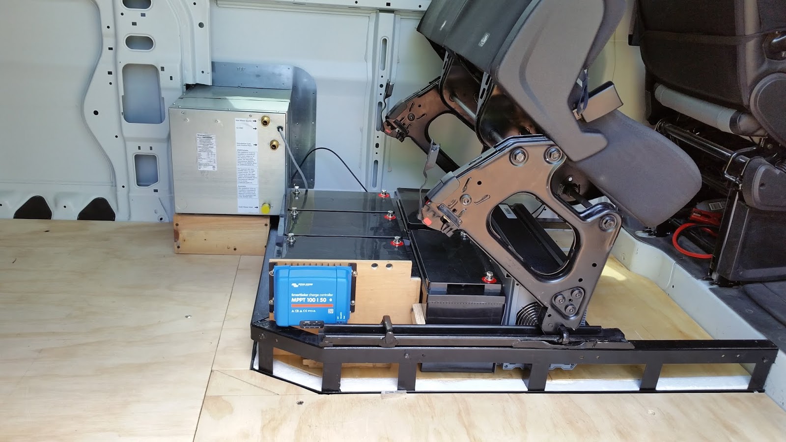 Ultimate Promaster Conversion: Second Row Seat Platform