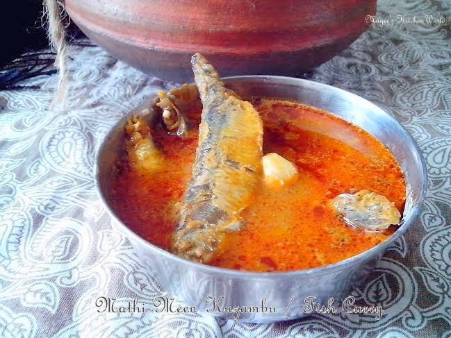 Magee's kitchen World: Mathi Meen Kuzhambu / Fish Curry (Tamilnadu Style)