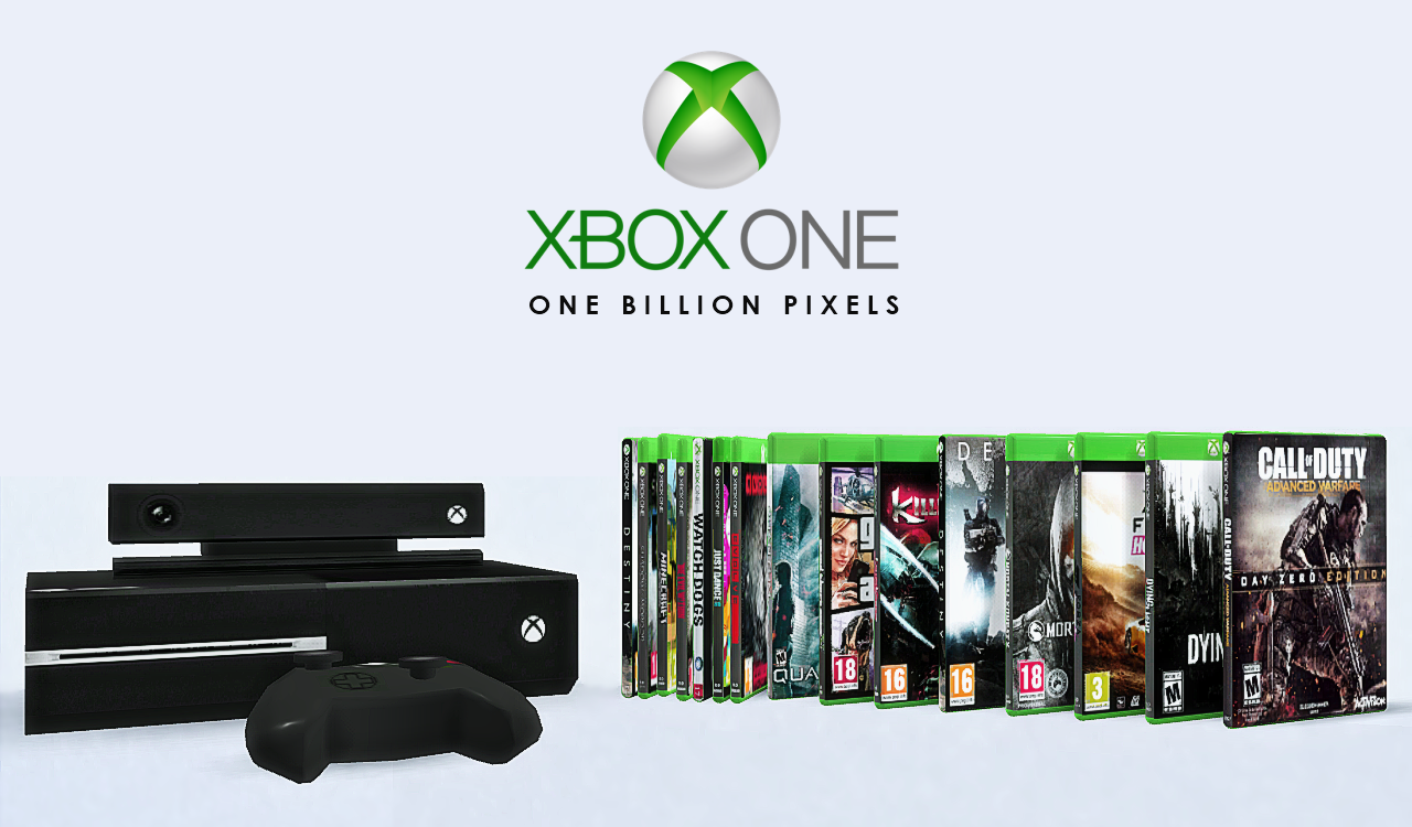 Xbox One Games & Consoles (Decor Clutter) - One Billion Pixels