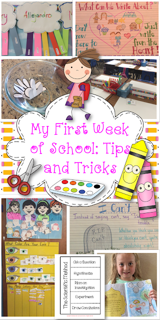 Create Your Balance With Literacy: My First Week of School: Tips and Tricks