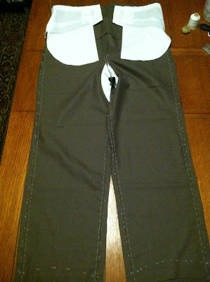 Victorian Tailoring: 1830s Broadfall Trousers: Finished