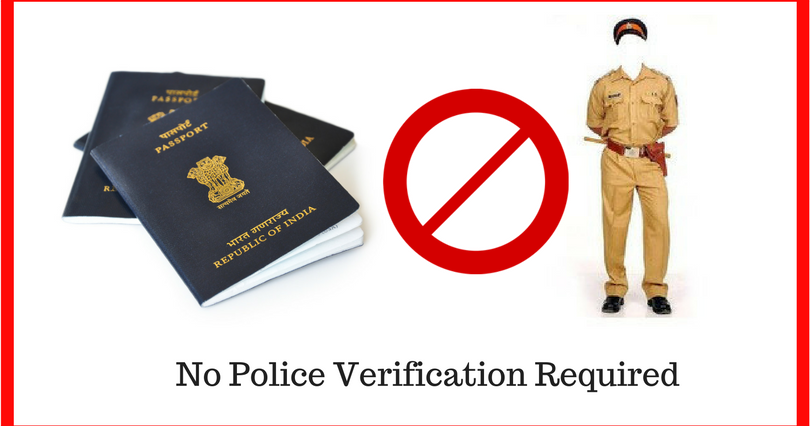 Notification: No Police Verification for New Passports - New Rule By Govt of India and Passport ...
