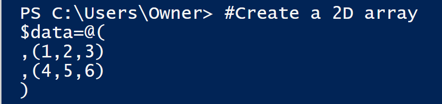 HodentekHelp: How do you work with Array Data structure in Power Shell?